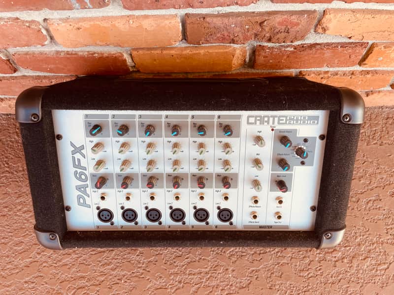 Crate PA6FX PA 6 Channel 220 watt head | Reverb