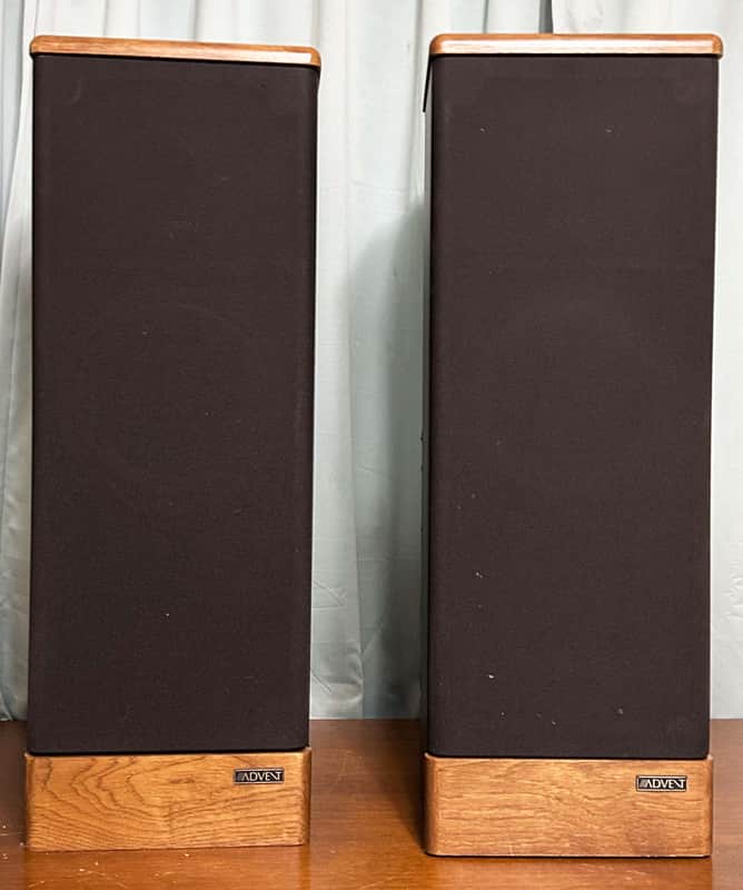 Vintage Pair of Advent Prodigy Tower Floor Speakers Two-Way | Reverb