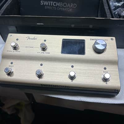 Fender Switchboard Effects Operator 2024 - Present - Gold | Reverb