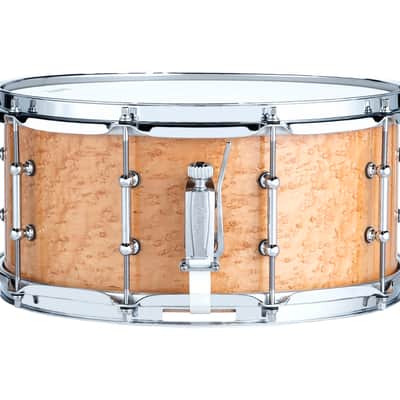 Ludwig Classic Maple 6.5x14" Full Face Birdseye Stain Snare | Reverb