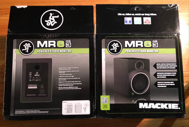 Mackie MR6mk3 6.5" Two-Way Active Studio Monitors (Pair) 2013 | Reverb