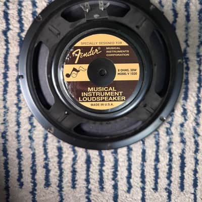 Fender V 1030 10 inch 8 ohm 30 w guitar amp speaker | Reverb
