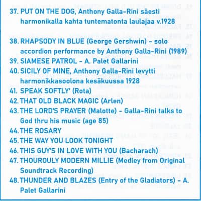 Anthony Galla-Rini Massive Collection - DVD Containing 52 | Reverb