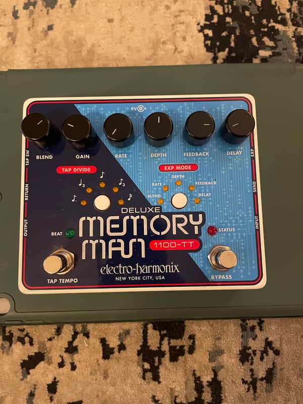 Electro-Harmonix Deluxe Memory Man 1100-TT Tap Tempo 1100Ms | Reverb