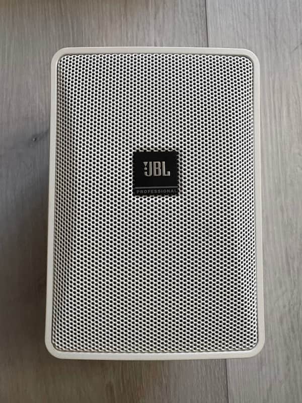 JBL Control 23-1L-WH White Ultra-Compact Speaker + Mounting | Reverb