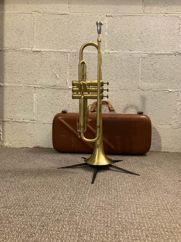 Olds Ambassador trumpet 1962 - Brushed brass with satin | Reverb