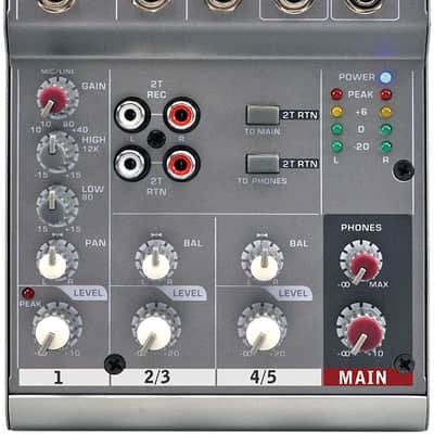 Phonic AM55 5-Channel Mixer | Reverb Australia