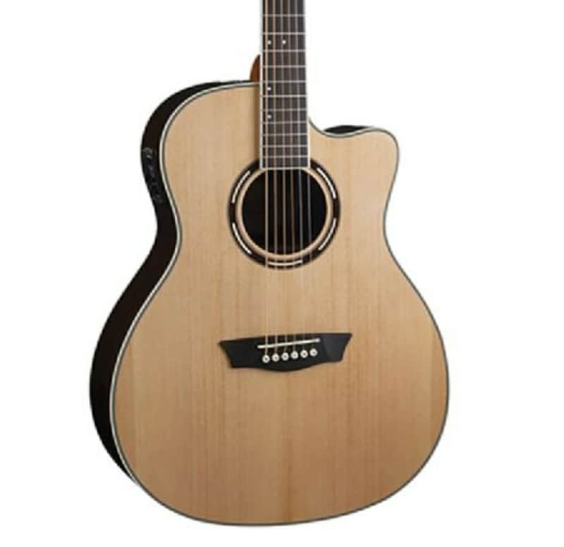 Washburn AG70CE Apprentice Series Grand Auditorium Cutaway | Reverb