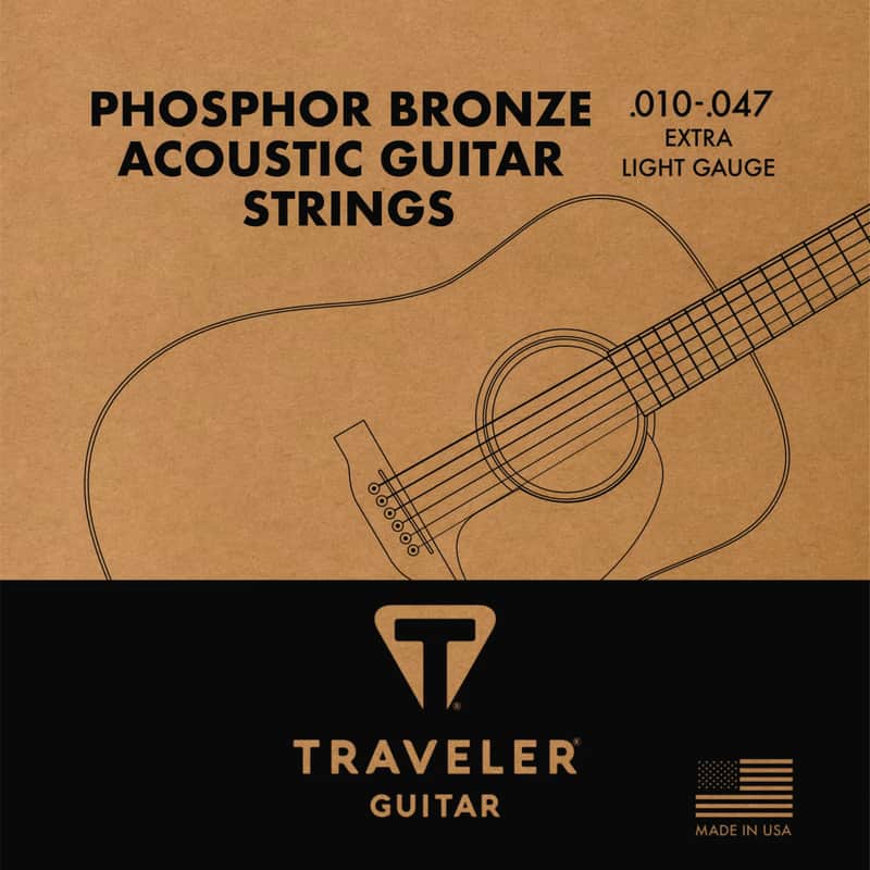 Traveler Guitar Phosphor Bronze Extra Light Acoustic Guitar | Reverb