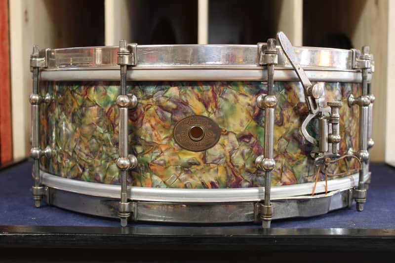 1930s Ludwig and Ludwig 5x14 Professional Model Snare Drum in | Reverb