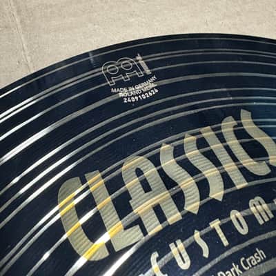 Meinl 16" Classics Custom Dark Crash Cymbal | Reverb
