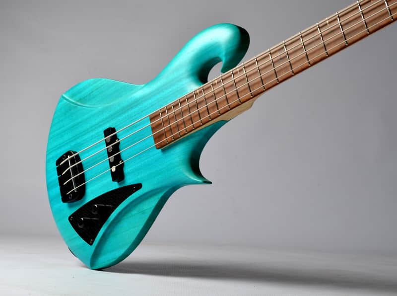 Murray Kuun Opus Bass - Blue Stained Natural Woods | Reverb