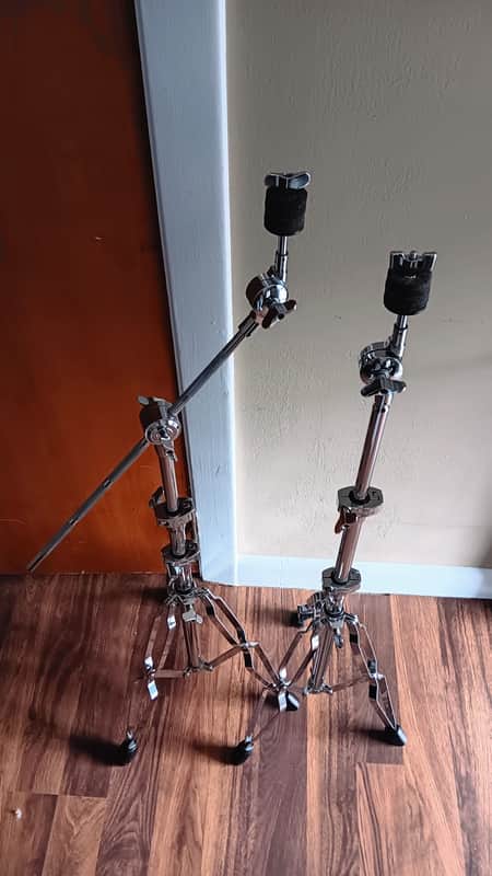 Ludwig Red Lable Cymbal Stands X 2 Straight/Boom.. Mint! | Reverb