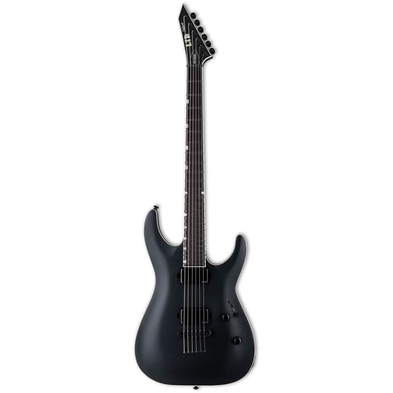 ESP LTD MH-1000NT Baritone Electric Guitar Black Satin | Reverb Canada
