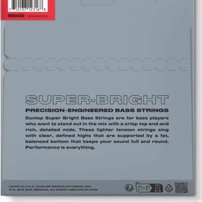 Super Bright Stainless Steel Short Scale Bass Strings 45 105 | Reverb