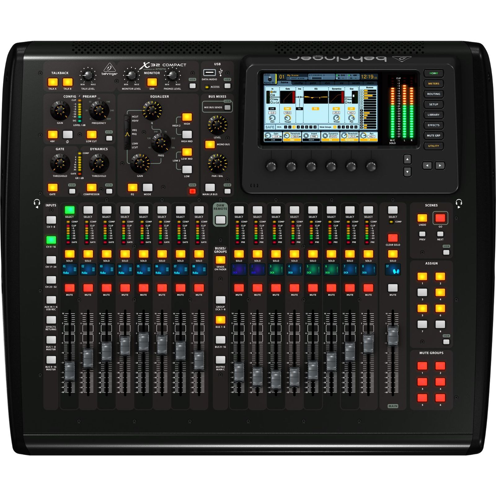 X32 Compact 40-Input 25-Bus Digital Mixing Console | Reverb