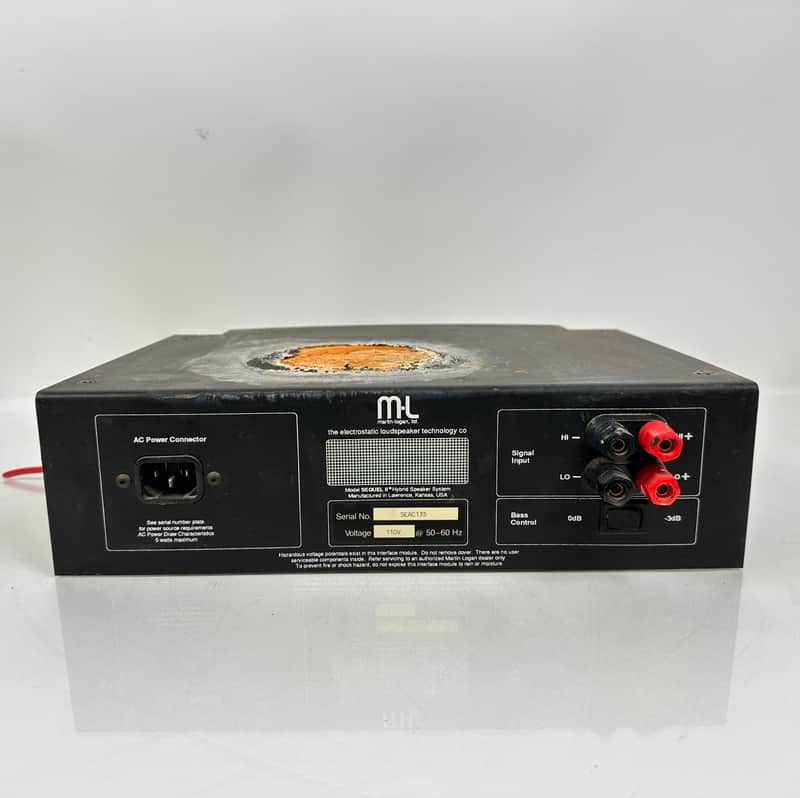 Martin Logan Sequel II Power Supply Amplifier | Reverb
