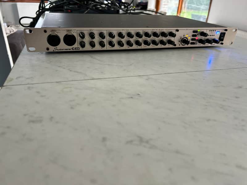 Studiomaster C3X Rack Stereo Mixer Digital EFX Phantom Mic | Reverb