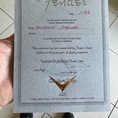 Fender Jaguar Custom 1993 - Fred Stuart | Reverb The Netherlands