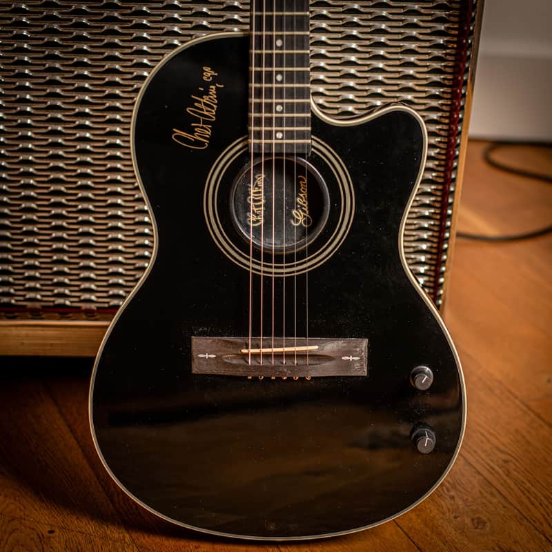 Gibson Chet Atkins SST Signed by Chet 1990s - Ebony | Reverb