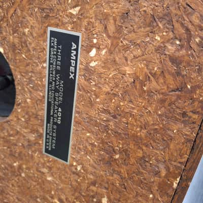 Rare Ampex 4010 Speakers, 3-way, Cherry wood, Recapped, | Reverb