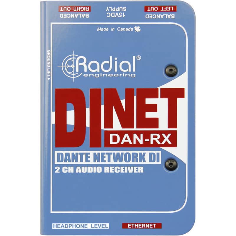 Radial DiNET DAN-RX Dante Interface (B-Stock) | Reverb