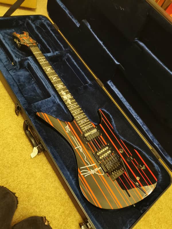 Schecter Syn Gates Custom Tour played and hand | Reverb Australia