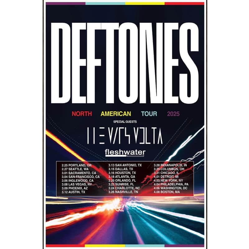 DEFTONES | THE MARS VOLTA | FLESHWATER North American Tour | Reverb