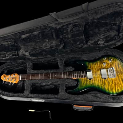 2023 Ernie Ball Music Man Luke IV Quilt Top w Roasted Flamed | Reverb