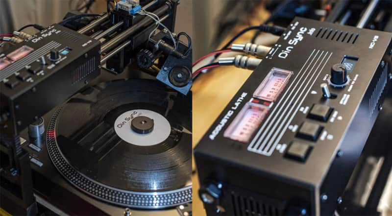 Din Sync NCV8 Acoustic Lathe - Vinyl Record Cutting Lathe - | Reverb