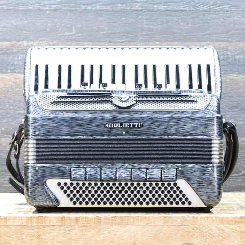 Giulietti Musette Model 120-Bass 41-Key Gray Piano Accordion | Reverb