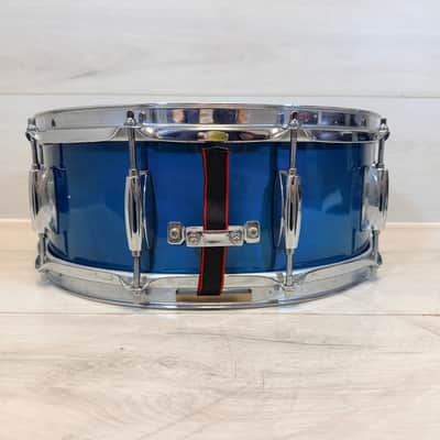 Gretsch Catalina Club Blue Snare Drum 14x5.5 w/ Remo Heads | Reverb