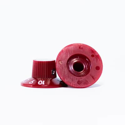 Burgundy Witch Hat Knob Duo - Set Screw | Reverb