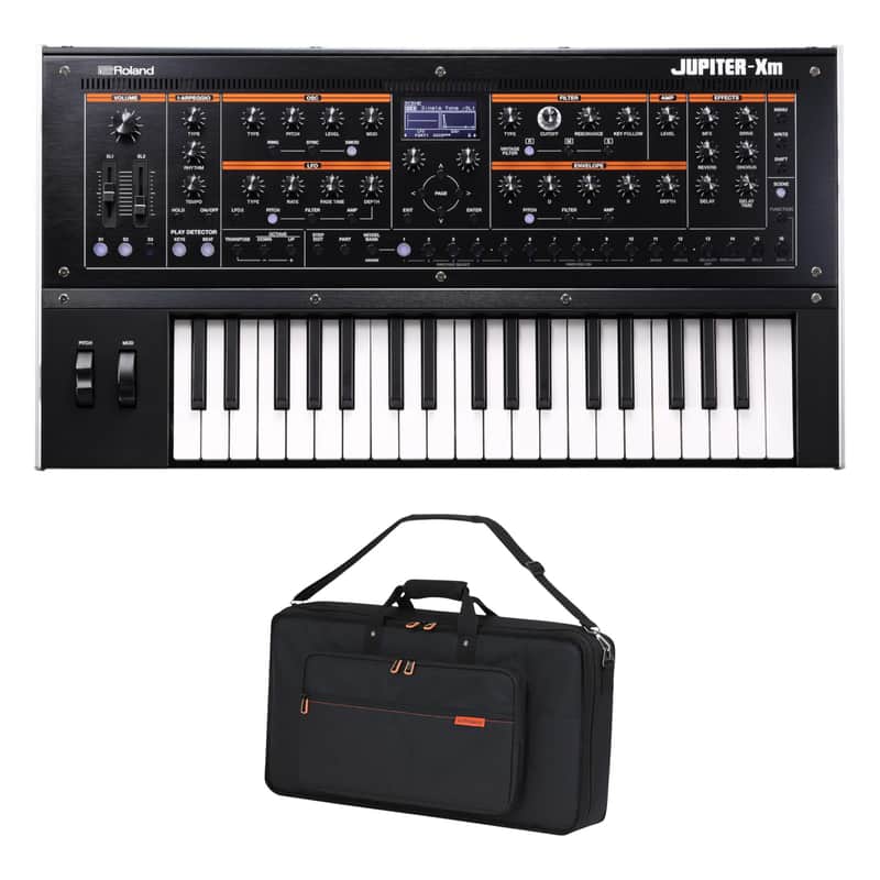 Roland JUPITER-Xm 37-key Synthesizer + CB-B37 Case Bundle | Reverb