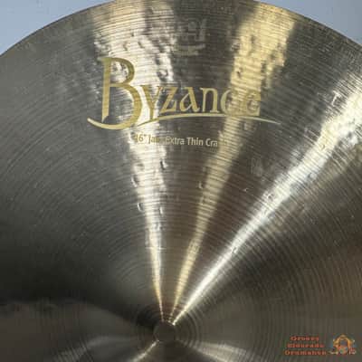 Meinl Byzance 16” Jazz Extra Thin Crash Cymbal | Reverb