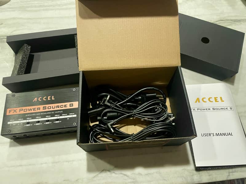 Accel FX Power Source 8 Pedal Board Power Supply | Reverb