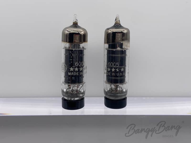 Matched Pair Vintage General Electric Five Star 6AQ5/6005/6V6 | Reverb