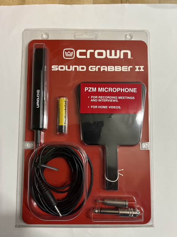 Two Crown Sound Grabber II PZM Microphones - Unused in | Reverb