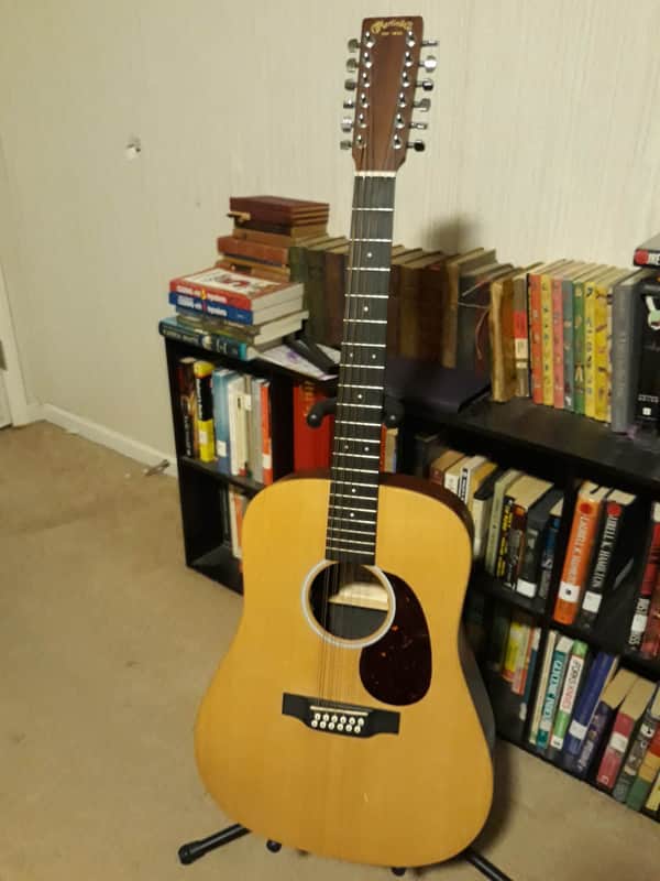 Martin 12 string with hard shell case | Reverb
