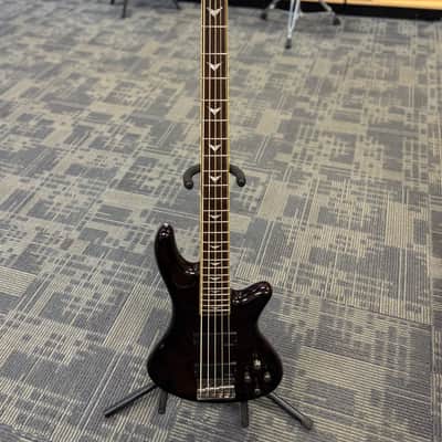 Used Schecter Stiletto Diamond Series 5 string bass - Black | Reverb