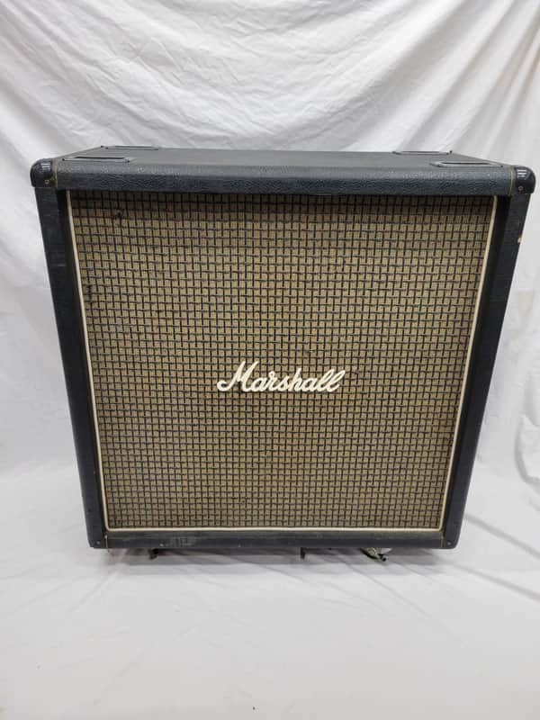 Marshall 1960B 4x12" Straight Guitar Speaker Cabinet Mid 70s | Reverb