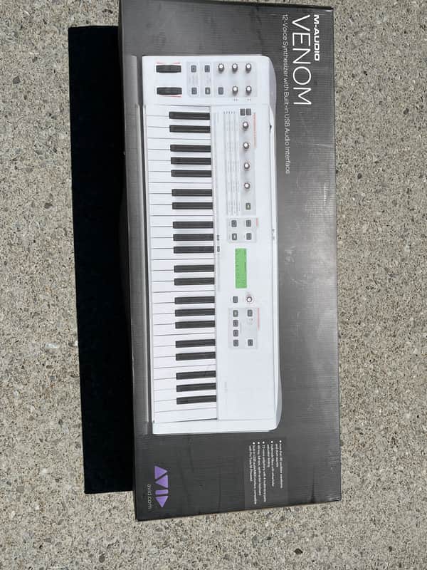 M-Audio Venom 49-Key Analog Synth Keyboard 2010s - Gray | Reverb