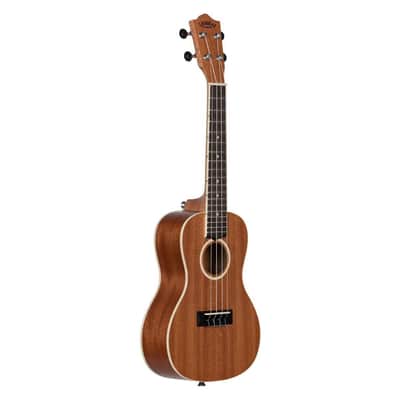 Lanikai Okoume Concert with binding and gig bag | Reverb