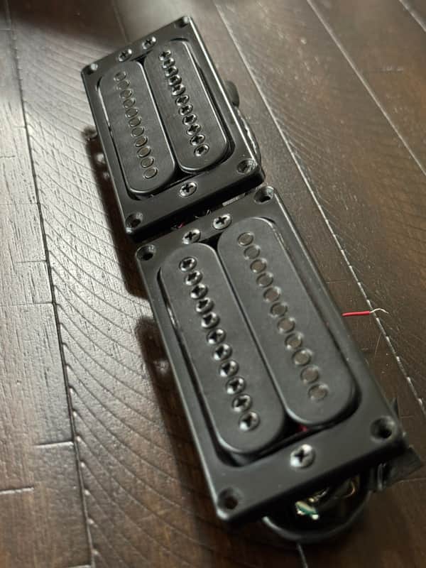 Carvin C22B + C22J Humbuckers 2014 - Black bobbins with Black | Reverb