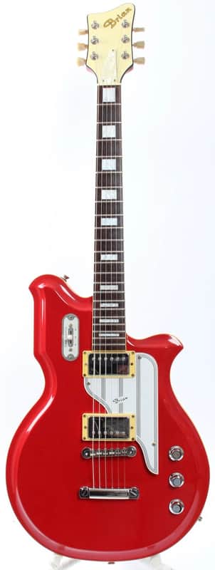 1998 Brian by Bacchus BNG-450 National Map Guitar red | Reverb