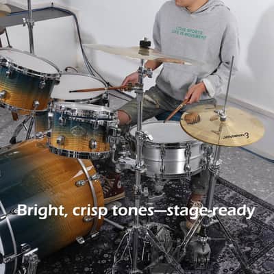 Cymbal Pack, 5 Pieces Drum Cymbals Set,14" Hi Hat Cymbals, | Reverb