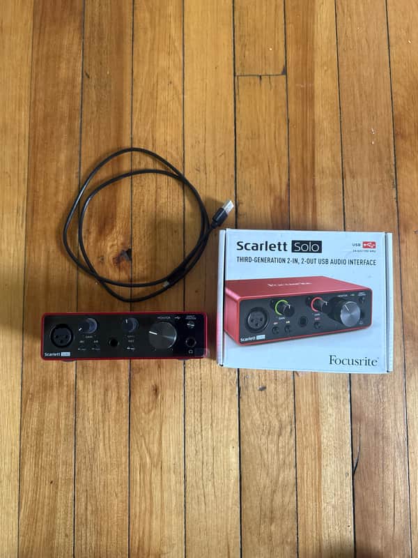 Focusrite Scarlett Solo 3rd Gen USB Audio Interface 2019 - | Reverb