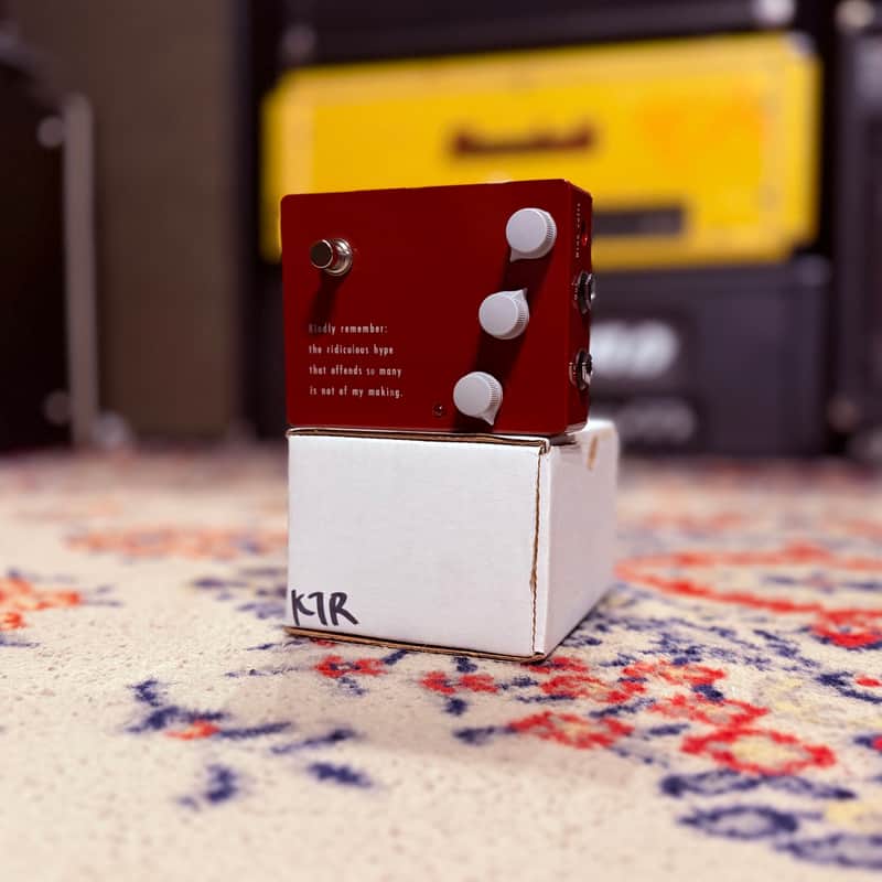 2019 Klon KTR “Essential Diodes” Overdrive - Red w/ Original | Reverb