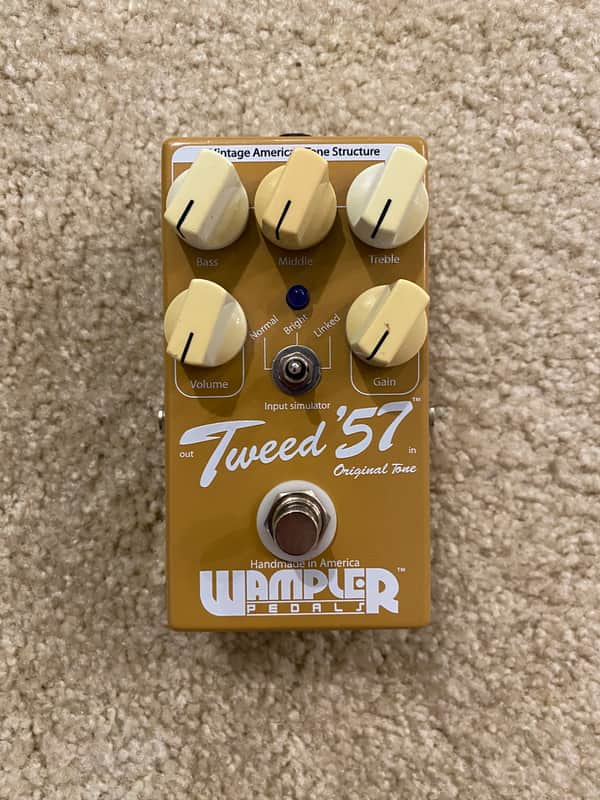 Wampler Tweed '57 2010s - Mustard | Reverb