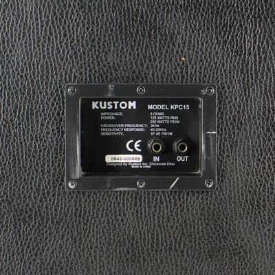 Used Kustom KPC15 15" Passive PA Speakers (Pair) Very Good | Reverb
